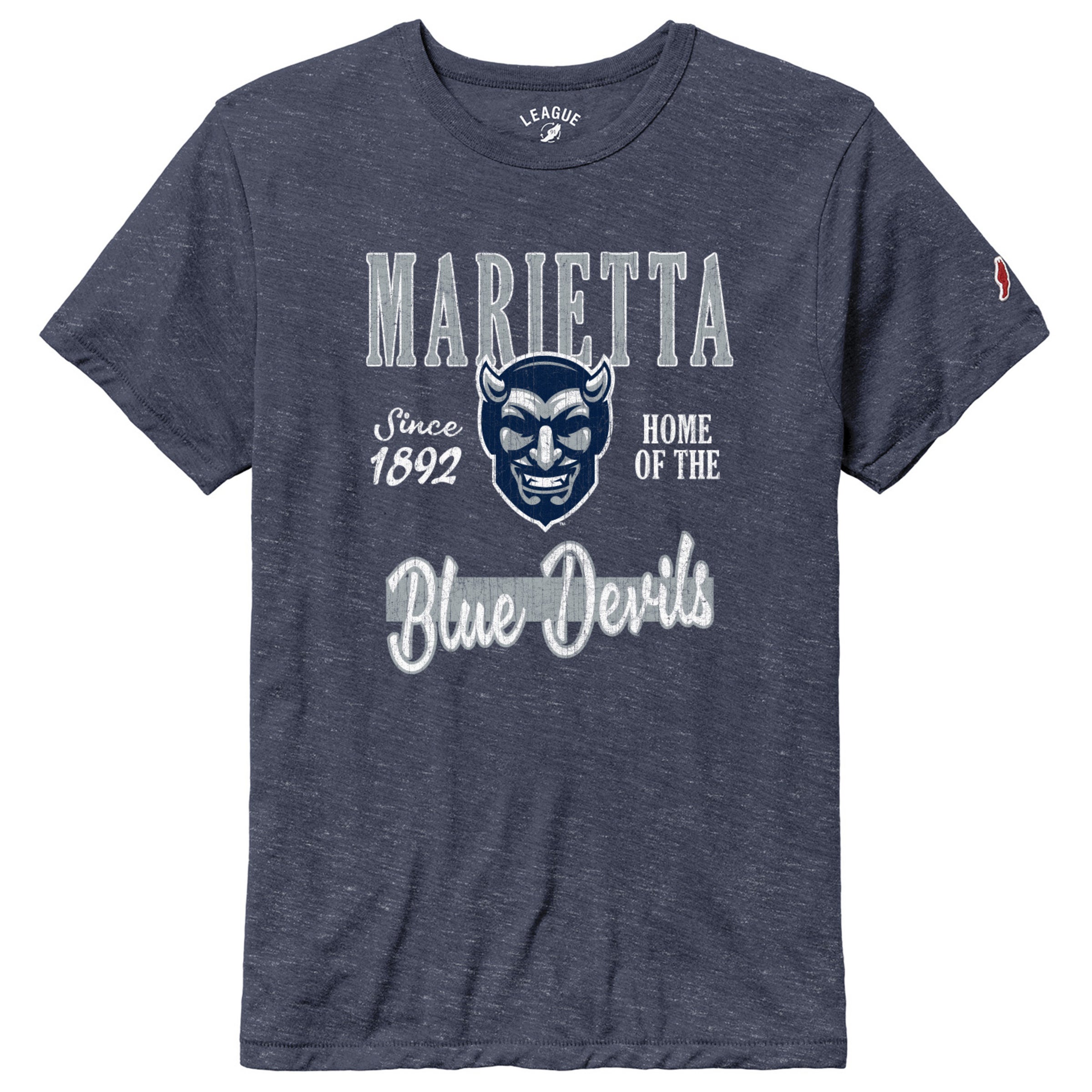 Baby Blue Devil Marietta Logo